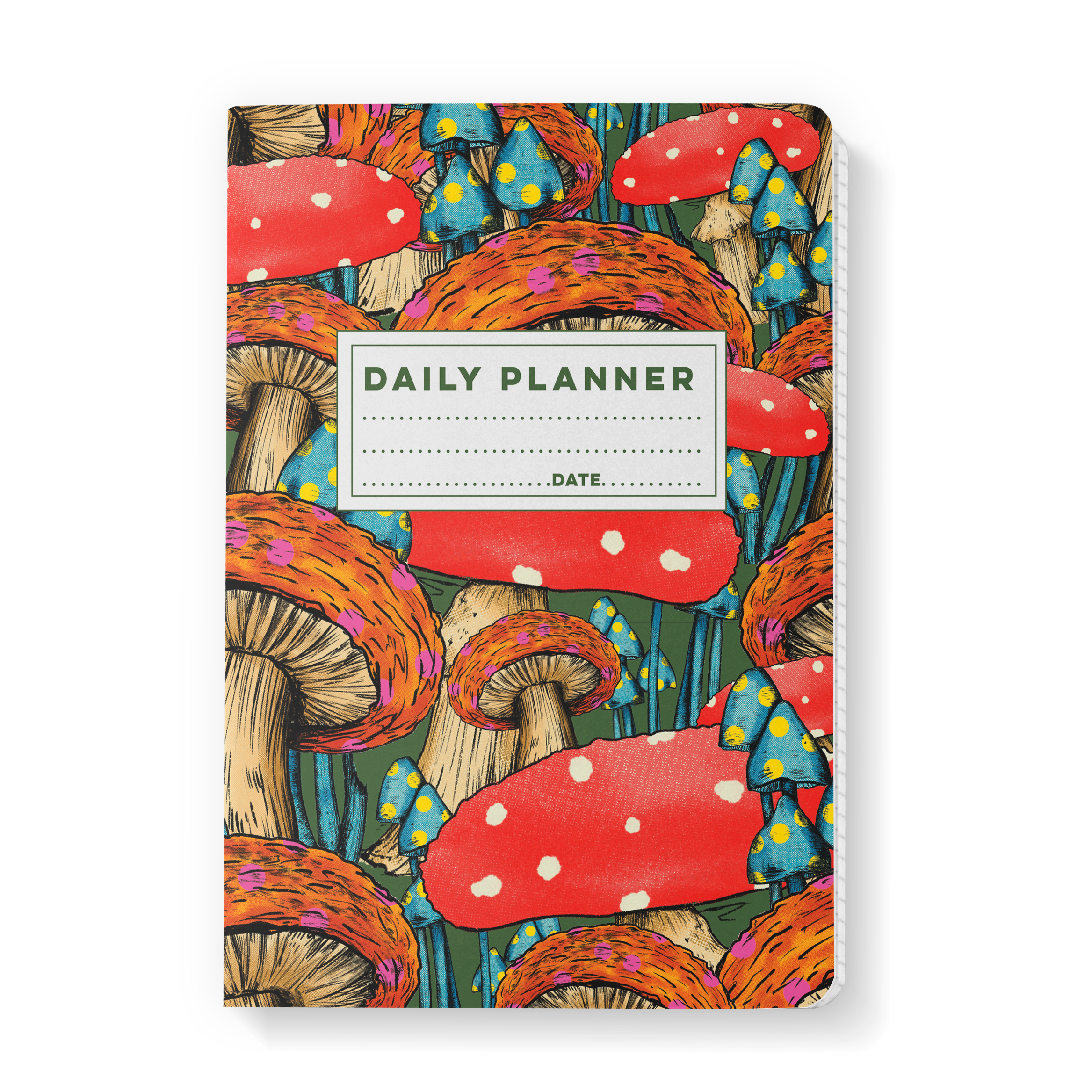 Mushroom Daily Planner | Fawn and Thistle | Eco Stationery