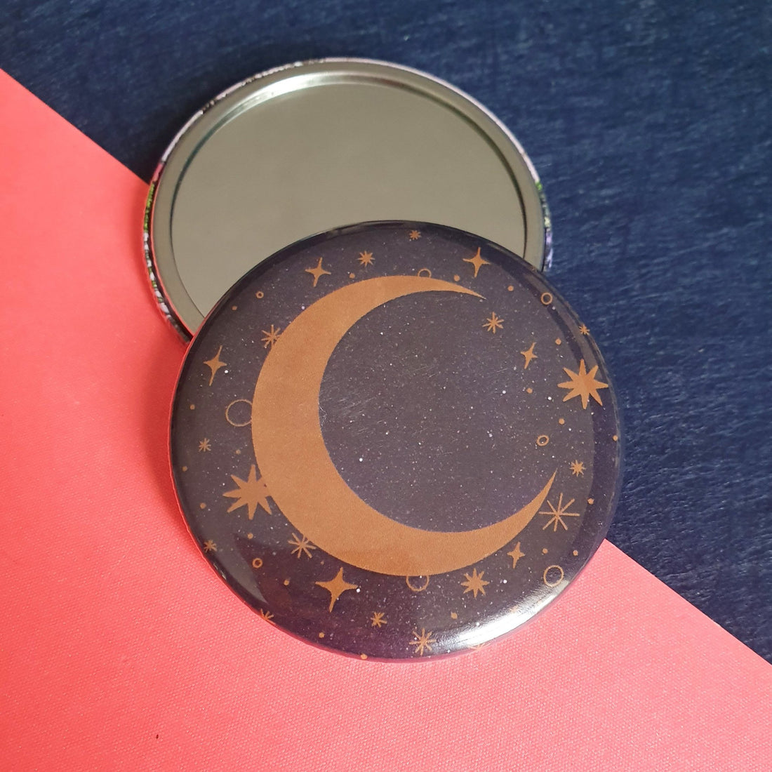 Celestial Moon Pocket Mirror